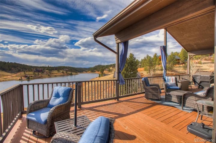 Escape To A Spacious Lakeview Cabin With Ac - Woodland Park, CO