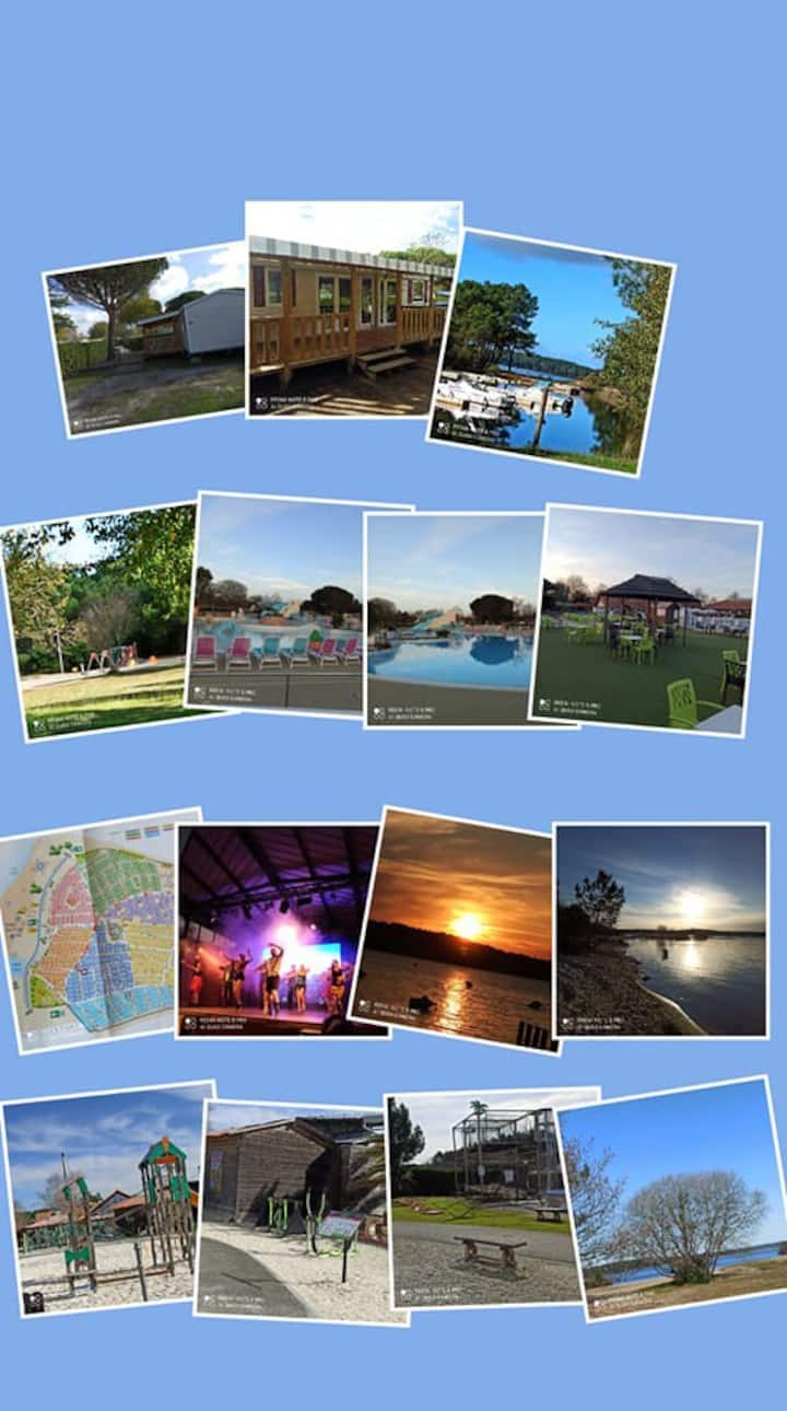 Mobil Home 3 Chbres 2 Sde  , Bord De Lac , Piscine - Gastes