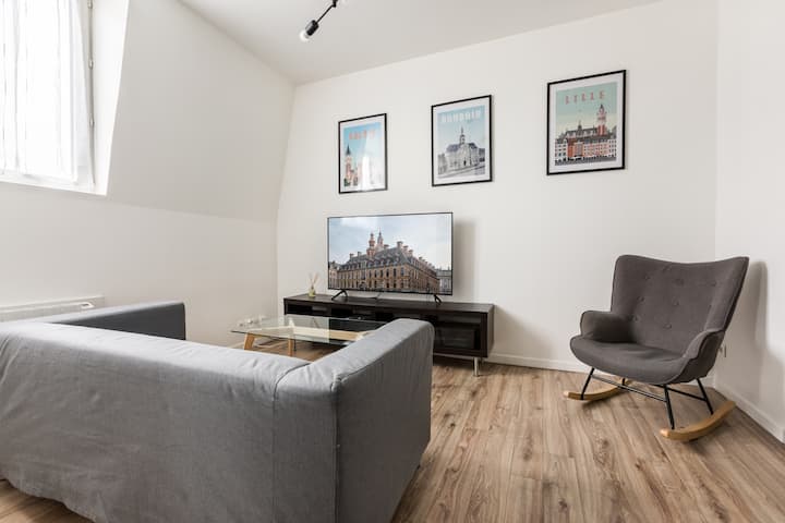 Le Ch'ti Cocoon Pour 4, Wifi Gratuit - Roncq