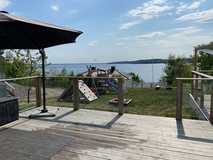 Barnvänligt Hus Vid Sjön Glan - Finspång