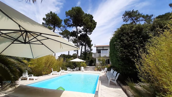 Pyla * Grande Villa Avec Vue Sur Mer & Piscine - Arcachon