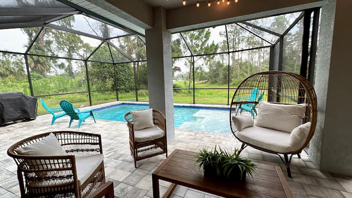 Rival Paradise Pool Home For Your Vacation! - North Port, FL