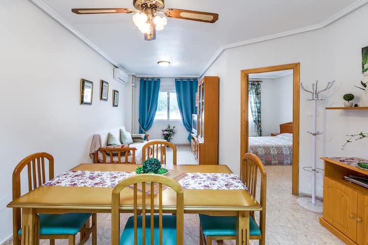 Cozy Flat 800m To The Beach Del Cura - Torrevieja