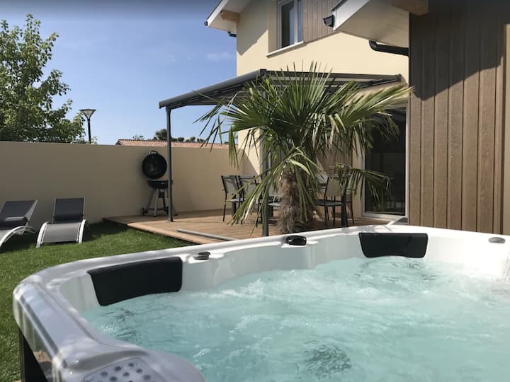 Maison Ensoleillée Avec Jacuzzi - Moliets-et-Maa