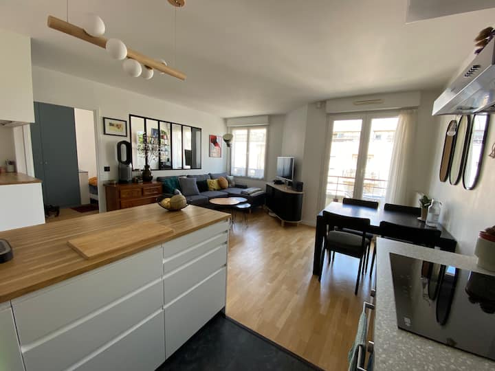 Appartement Moderne Avec Vue Sur La Tour Eiffel - Issy-les-Moulineaux