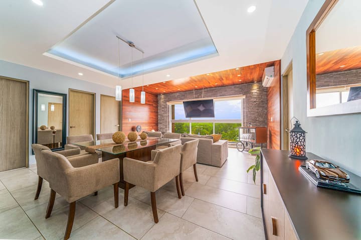 Modern Condo 3br + Pool + Ps5+ Free Shuttle - Cancún