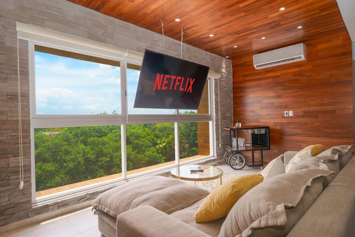 Modern Condo 3br + Pool + Ps5+ Free Shuttle - Cancún