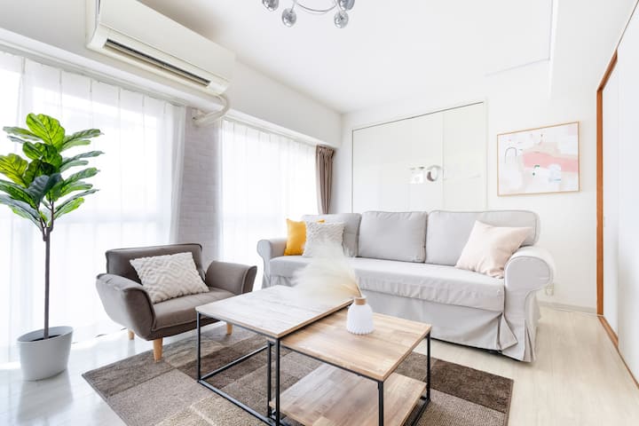 〈605〉central Osaka/namba Area/ 2ldk 52㎡/ Simmons - Japan