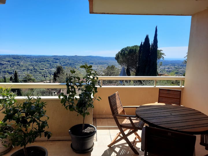 Appartement F3, 70 M² Vue Mer Grasse Cote D'azur - Grasse