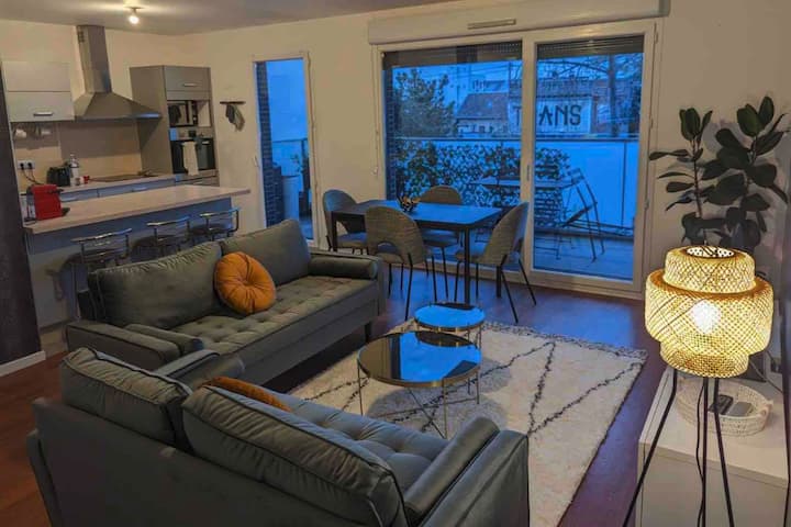 Appartement 80m2 + 2 Places Parking Proche Paris - Ivry-sur-Seine