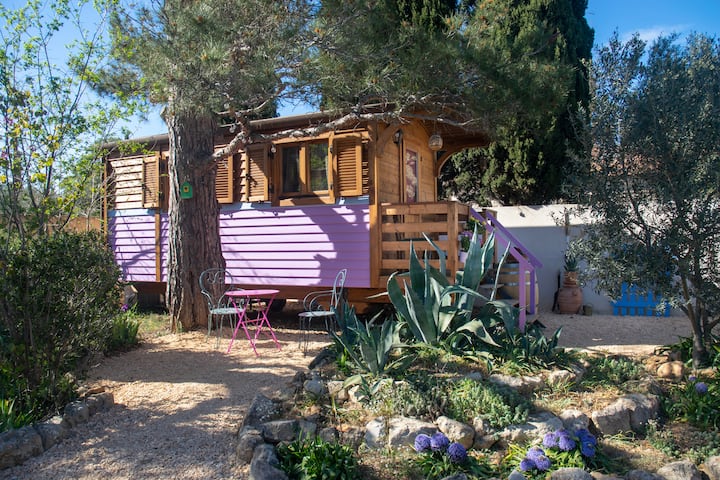 Chambre Gitane - Charming Caravan In Provence - Camargue