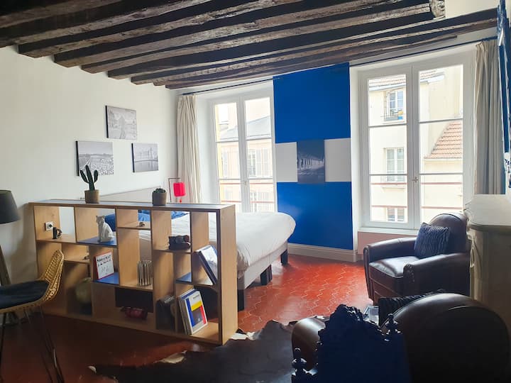 Grand Studio - Plein Centre Ville - 300 M Rer A - Saint-Germain-en-Laye