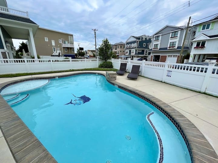 Avalon Bayside Condo With Pool For 8 - Stone Harbor, NJ