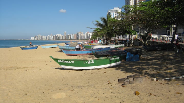 1ºd4 <Vista Linda Praia De Itapuã>1-minuto-do-mar - Vila Velha