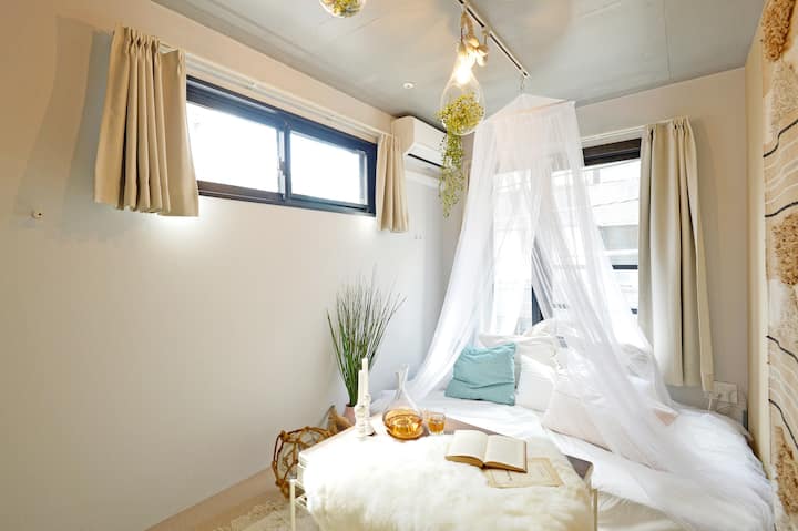 1Ldk®駅徒歩4分デザインステイ上野31 秋葉原徒歩圏内ナチュラルなインテリアFreewifi - Ueno