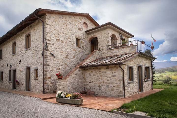 Agriturismo "Le Pozze" -Appartamento Pavone Bianco - Bagno di Romagna