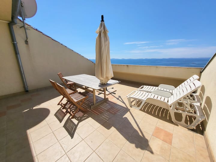 Flat With Panoramic Sea View - Murter