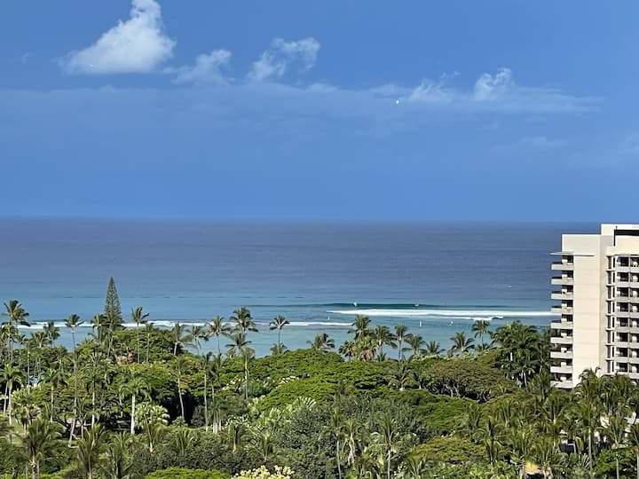 532 Sf Ocean View Condo Free Parking - Honolulu