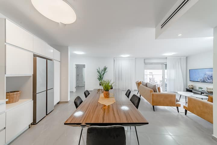 New Apt In Ashkelon - Beach View / Walk To Beach - Israël