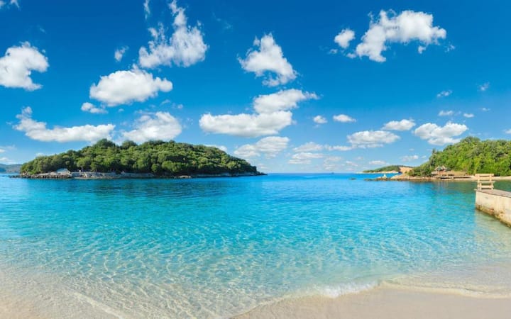Ksamil Double Or Twin Room With Balcony 100 M Near - Ksamil