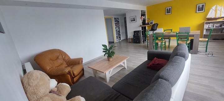 Appart 4 Couchages Cœur Lorient - Lanester