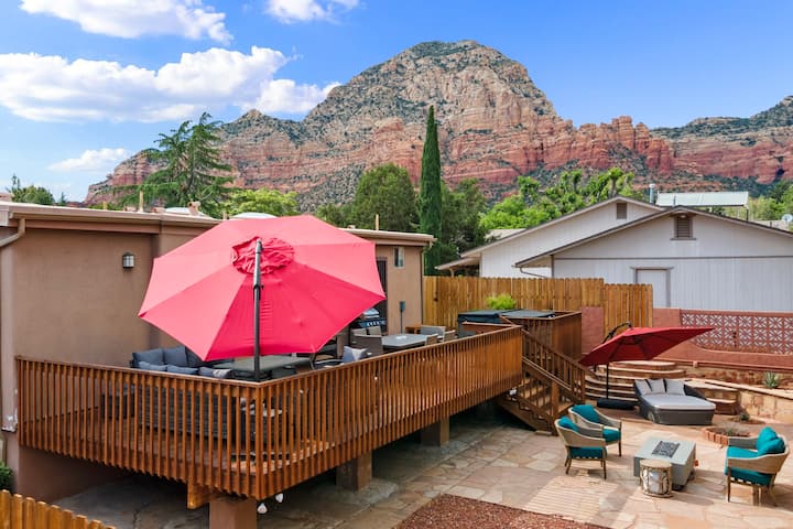 Walk To Trails! Epic Yard, Spa, Bbq, Decks & More - Sedona, AZ