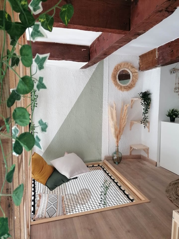 Studio Cosy Avec Sa Mezzanine, En Plein Centre - Plage de Hyères