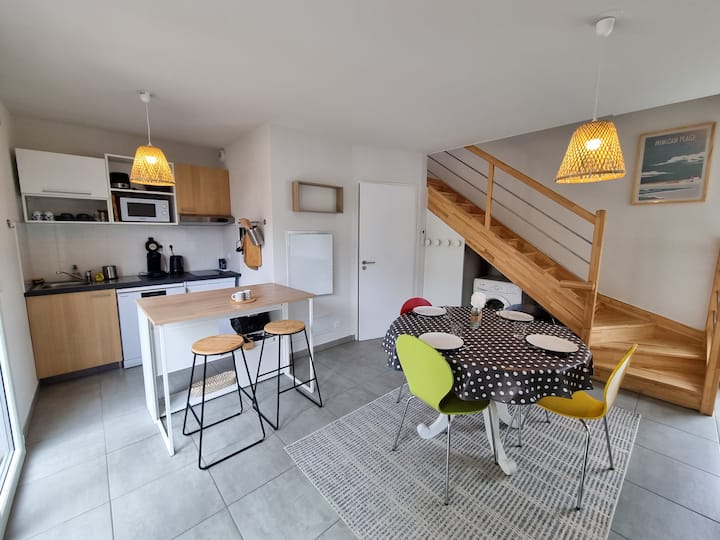 Ocean~duplex 10 Min A Pied Ocean Forêt - Mimizan Plage