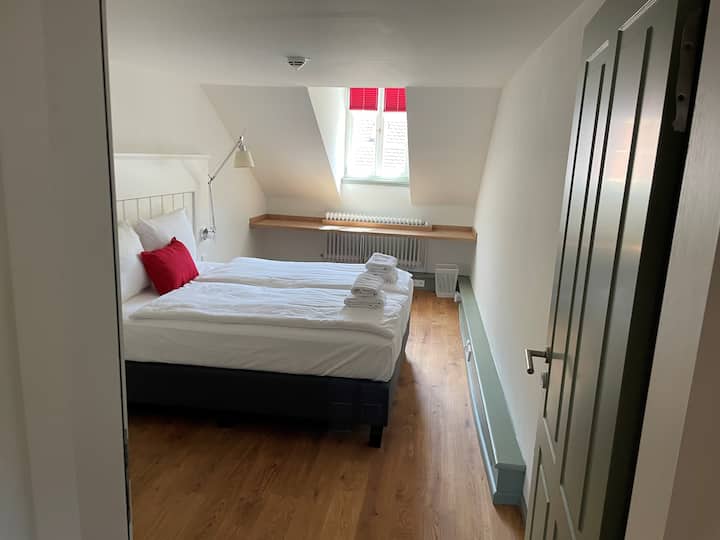 Palmbräu Appartements: Küche/zentrum/wohnbereich - Heidelberg