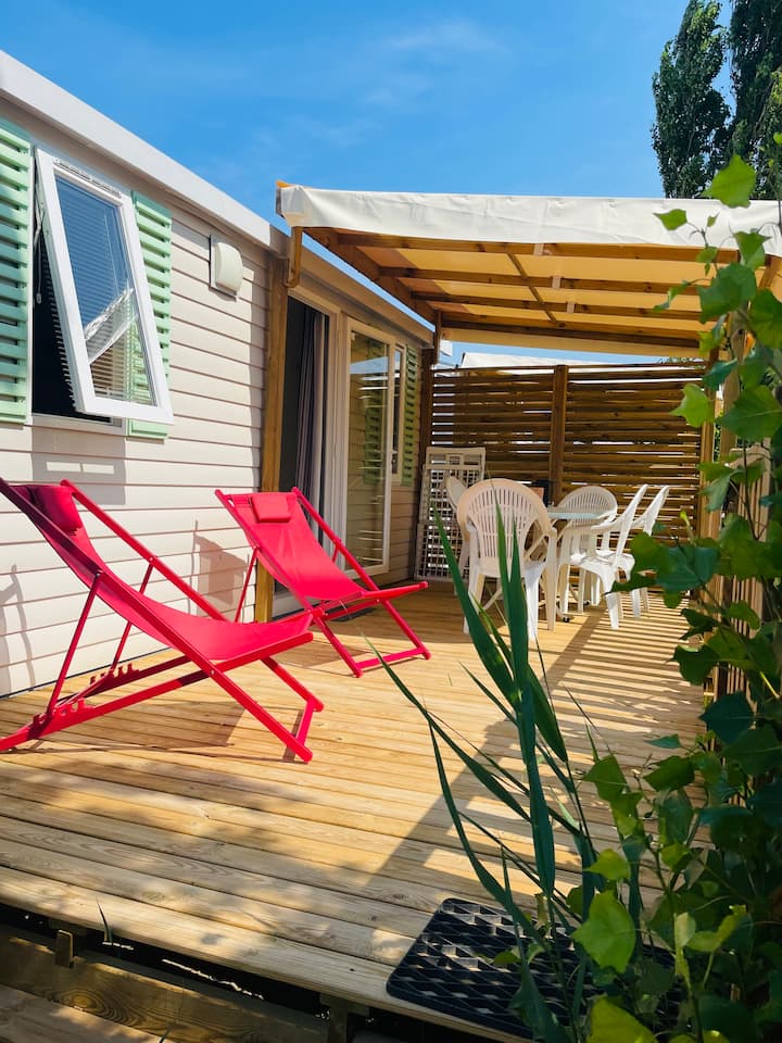 Mobil Home Cosy 6 Pers Climatisé - Sigean