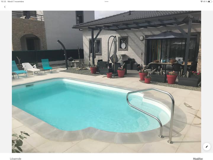 Villa Climatisée Avec Piscine - Aléria
