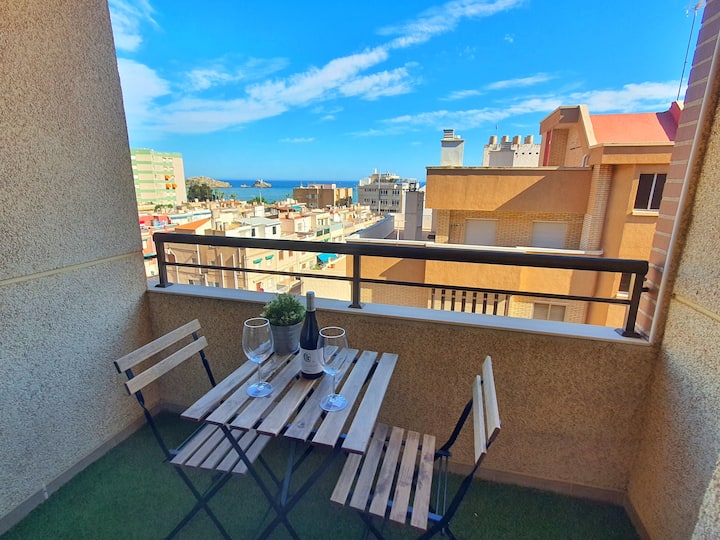 Sea View, Central, And Next To The Station. - Águilas