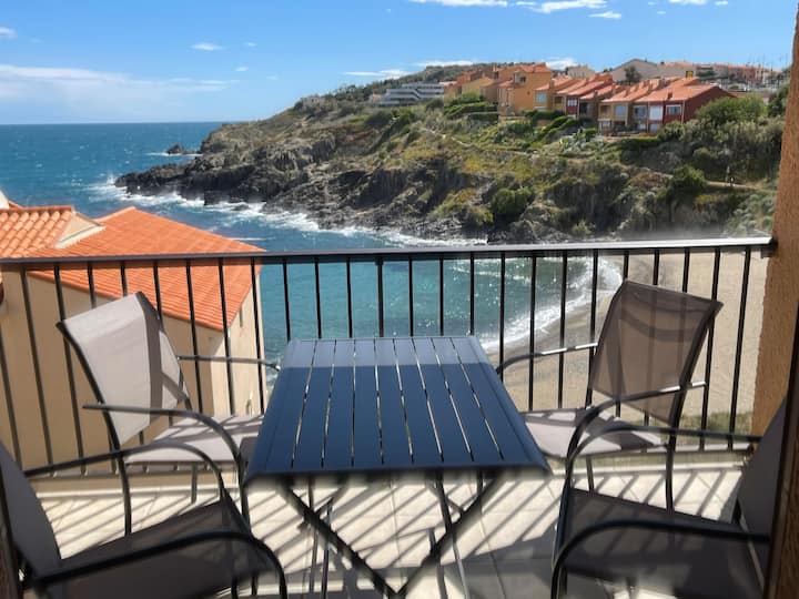 Appartement-terrasse-vue Mer-parking-proche Crique - Collioure