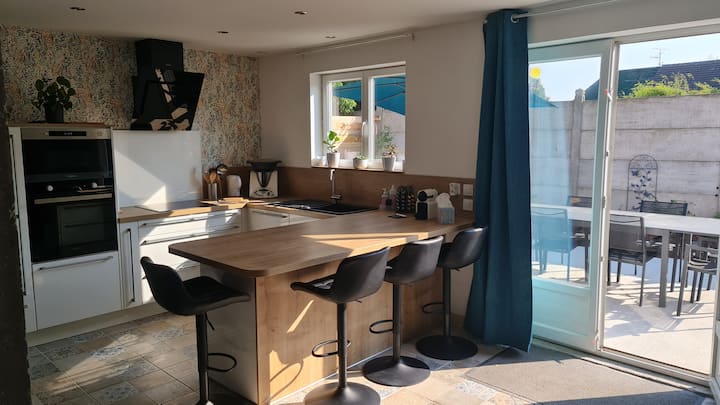 Gîte Xl à 20min/lille - 4 Chambres -  11 Personnes - Seclin