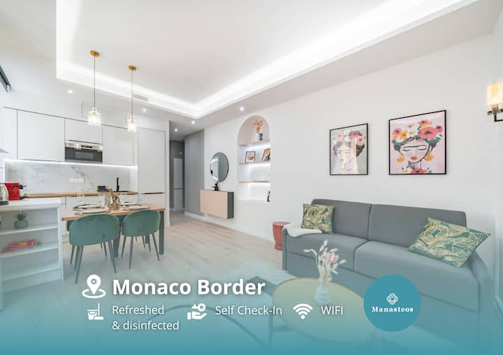 2mn Monaco - Luxueux Appartement Rénové - As - Montecarlo