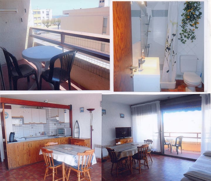 Joli T2 40m2 Vue Partielle Mer à 50m Plage - Port-la-Nouvelle