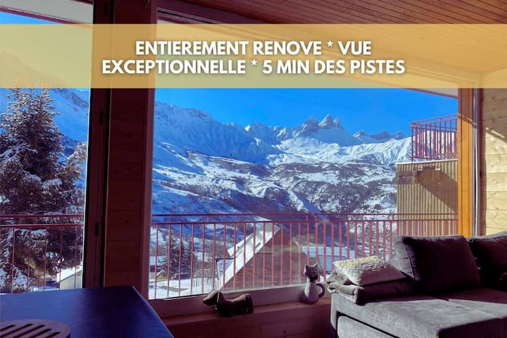 Rénové * 6 Pers * 5 Min Pistes * Salle De Jeux - Montricher-Albanne