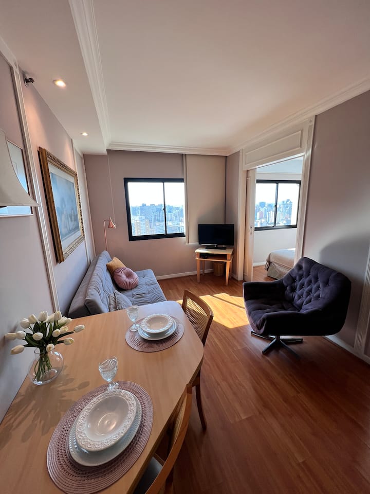 Flat Conforto E Linda Vista Perto Da Av Paulista! - Sao Paulo