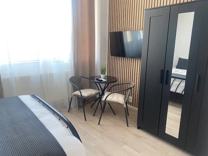 Studio 27mp - Dormitor - Baie - Balcon - Bucatarie - Buftea