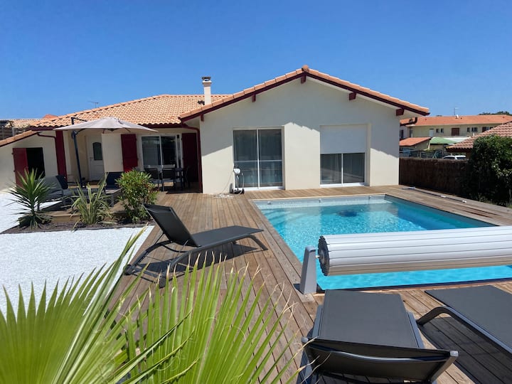 Villa Climatisée 300m Plage, Piscine. - Vieux-Boucau-les-Bains