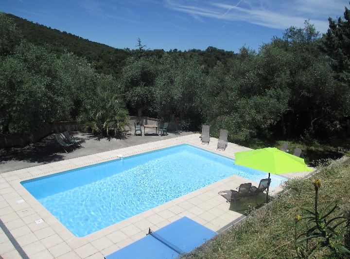 Beautifully Restored Stone House With Large Pool - Le Boulou