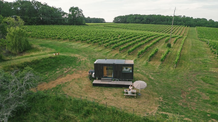 Parcel Tiny House - Vue Vignes Proche Bordeaux - Sainte-Foy-la-Grande