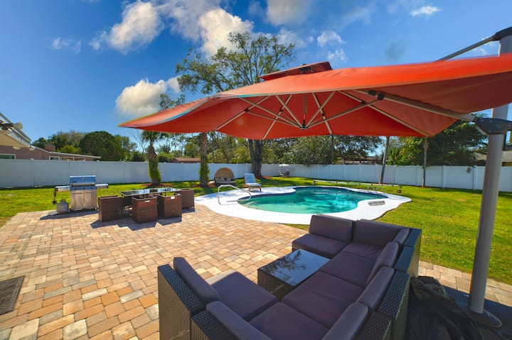 Huge Family Pool! 3min Universal, Epic, 15m Disney - Orlando