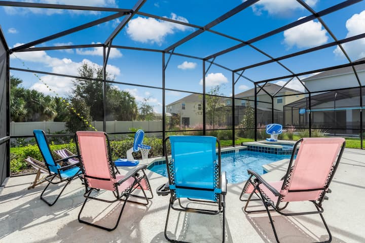 Save 5-20%~12br Family Villa~pool/spa~near Disney - Kissimmee