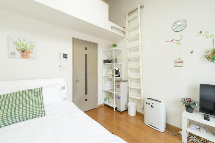 リモートワークに最適・ おしゃれな街六本松エリア！[Apartment Hotel 六本松] - Fukuoka