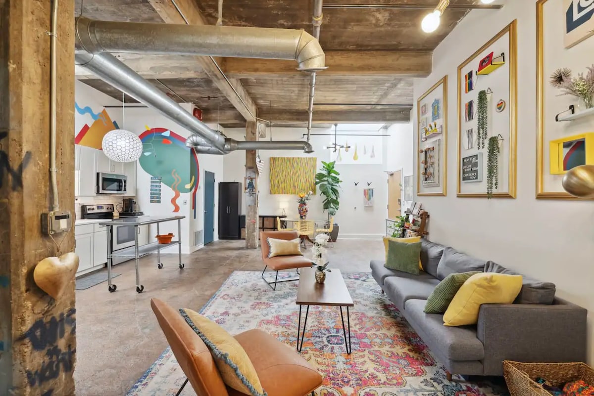 Loft lumineux et magnifique à Inman Park - Lofts à louer à Atlanta ...