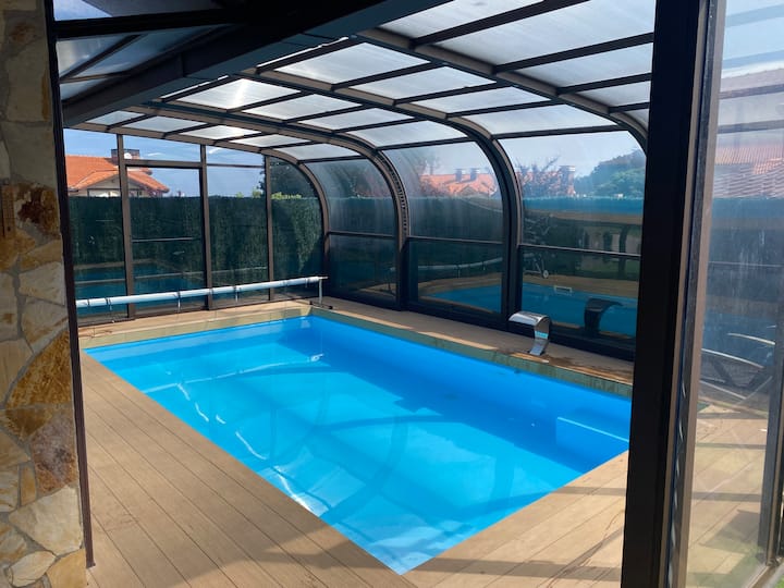 Habitación Casa Piscina-jacuzzi - Castro-Urdiales