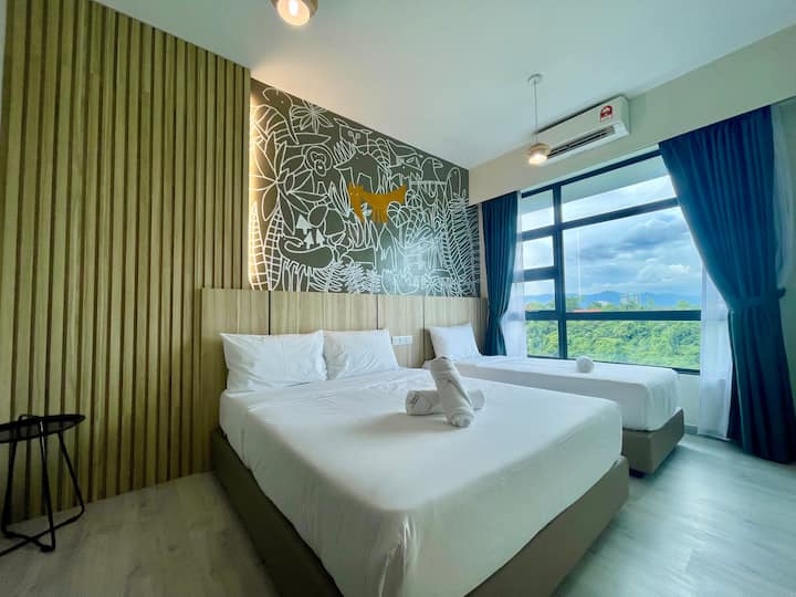 Mountain View13 Jq Tower2 5pax Near Jetty 善旅民宿 - Kota Kinabalu