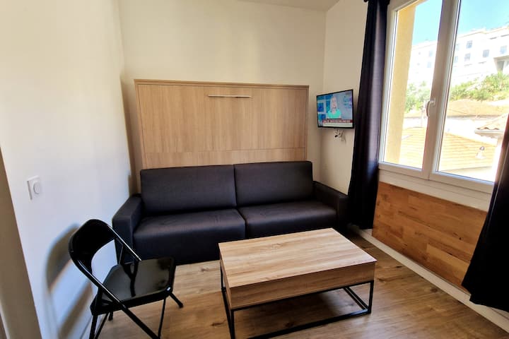 Val 21 Studio Calme Clim Valrose - Nice