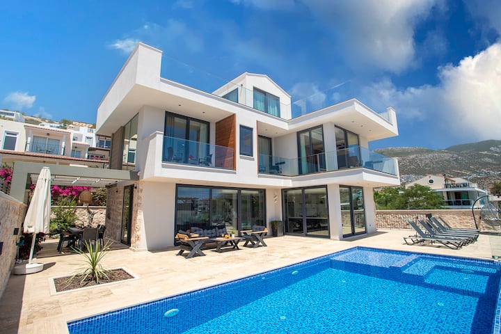 Villa Lea With 5 Bedrooms In Kalamar Bay, Kalkan - Kalkan